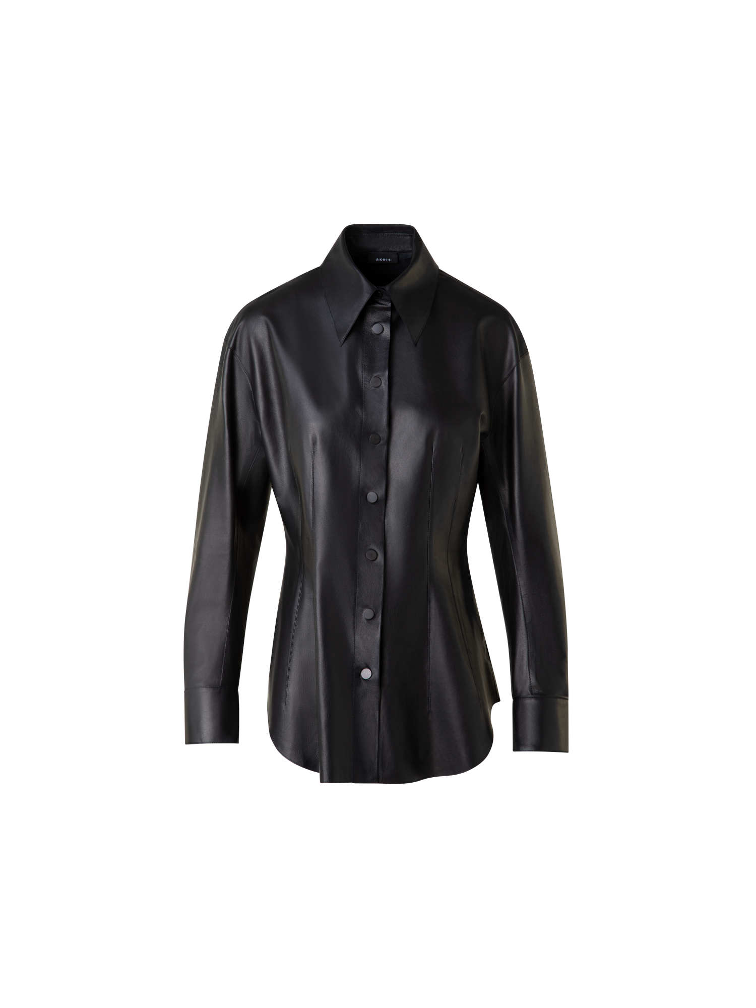 Taillierte Lederbluse – Akris CH